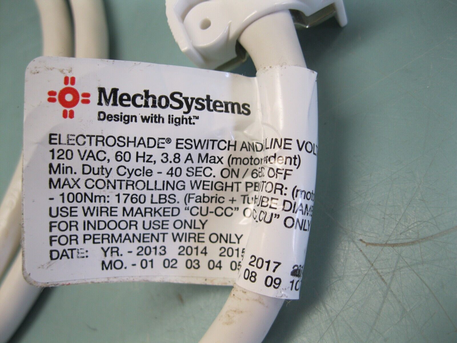 MechoSystems Electroshade Eswitch 5ft NEW F1 – Volt-Era